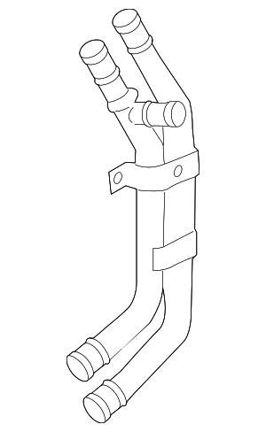 2011-2014 Porsche Cayenne Inlet Pipe 958-106-360-20 | Gaudin Porsche Parts