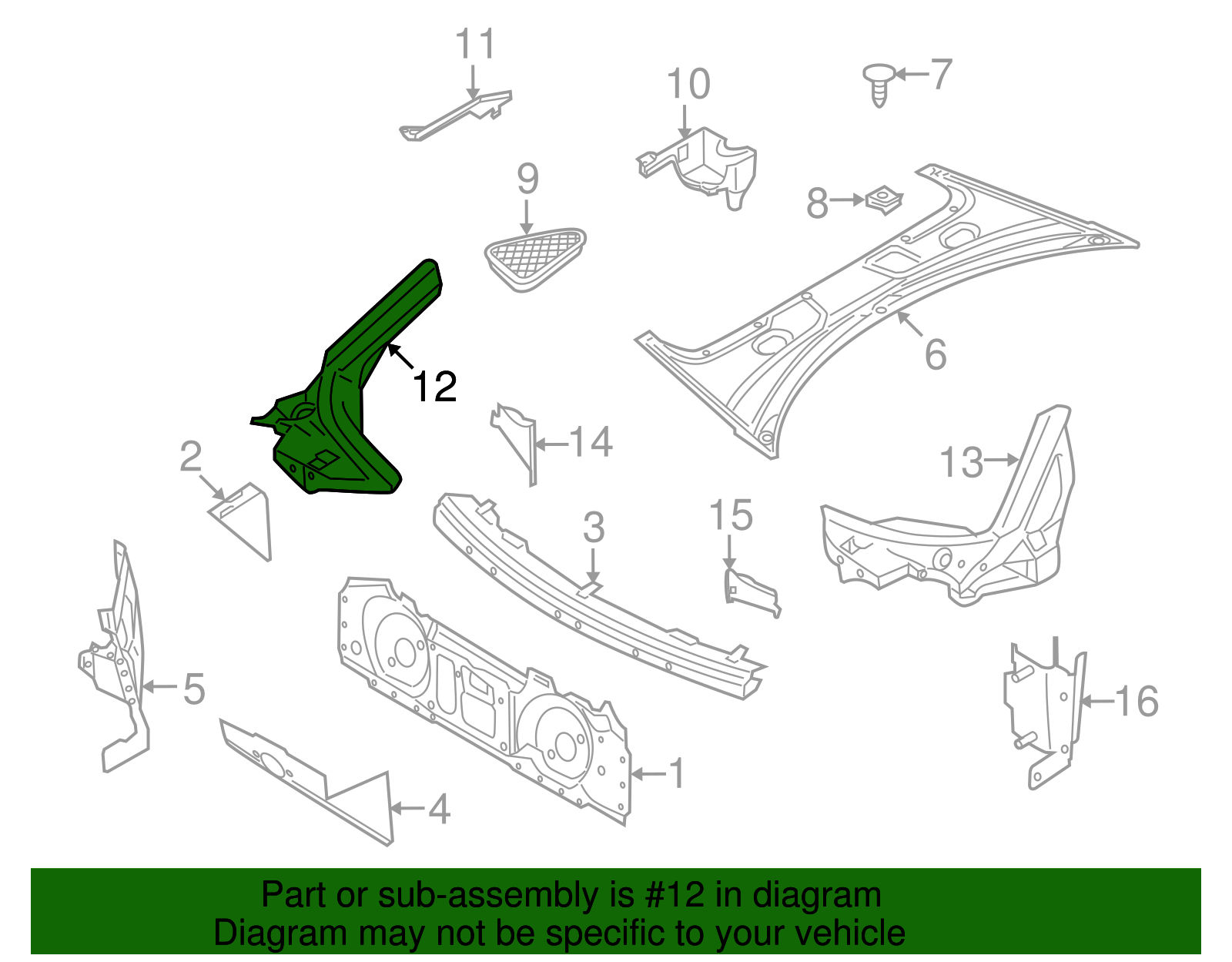 420-805-152-E - Upper Trim 2008-2015 Audi R8 | Audi OEM Parts