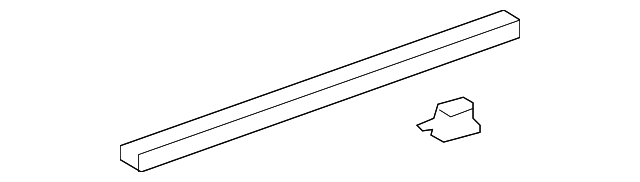 68174-33070 - Upper Molding 2007-2012 Lexus ES350 | Lexus Parts Outlet