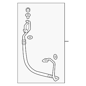 97762-F2400 - Discharge Hose - 2017-2018 Hyundai Elantra | OEM Parts Quick