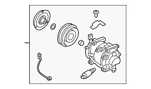 2017-2018 Hyundai Elantra Compressor Assembly 97701-A5502 | OEM Parts ...
