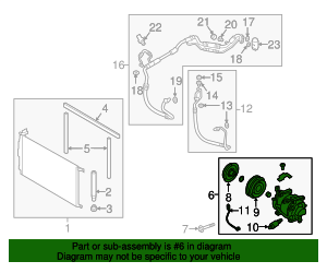 2017-2018 Hyundai Elantra Compressor Assembly 97701-A5502 | OEM Parts ...