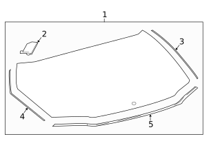 2018-2021 Toyota C-HR Reveal Molding 75574-F4010 | OEM Parts Online