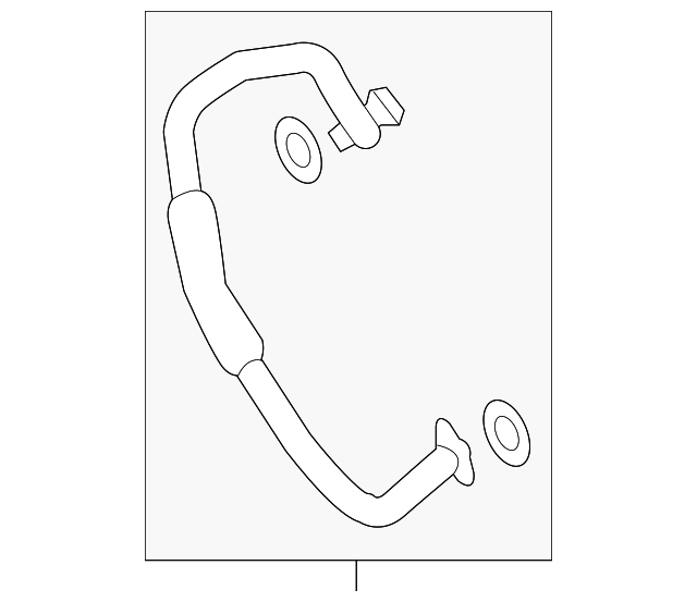 FB5Z-8K153-D - Turbocharger Coolant Line 2015-2020 Ford | Ford OEM ...