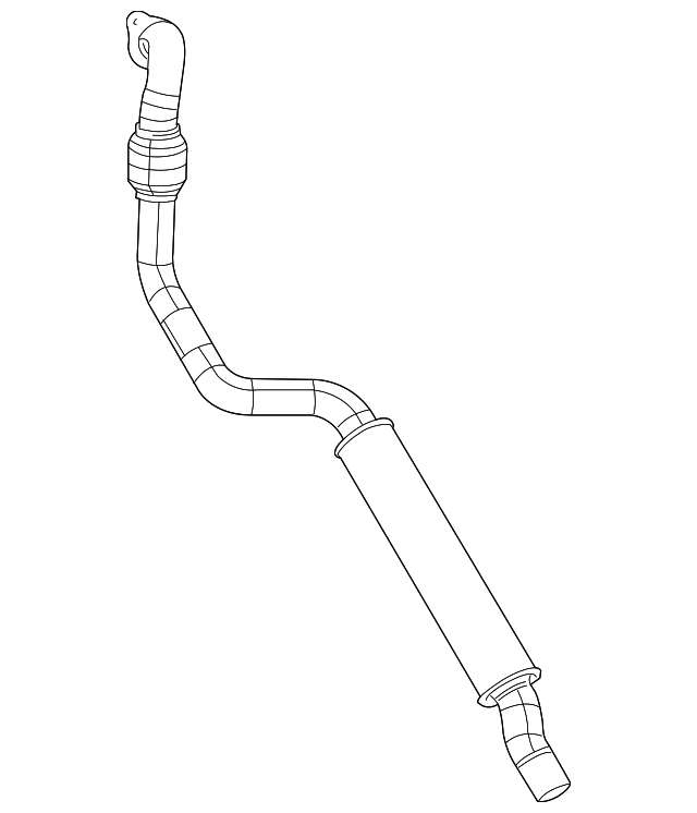 Cross Over Pipe - Mopar (4880400AG) | Mopar Parts Canada