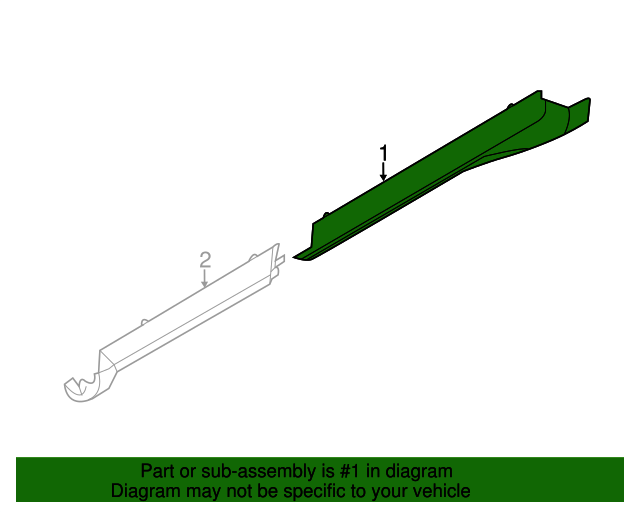 2010-2019 Ford OEM NEW 2010-2019 Ford Taurus Sedan SHO Limited Rocker ...
