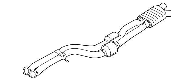 18308094373 - 2015-2020 BMW Center Pipe (18-30-8-094-373) | Parts ...