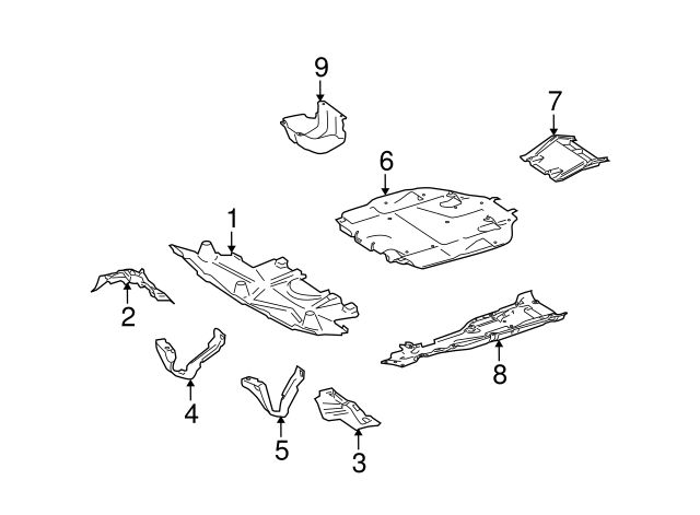 164-524-14-30 - Front Shield 2007-2011 Mercedes-Benz | Mercedes-Benz ...