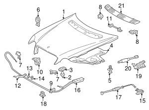 203-887-04-27 - Handle 2001-2007 Mercedes-Benz | Mercedes-Benz USA Parts