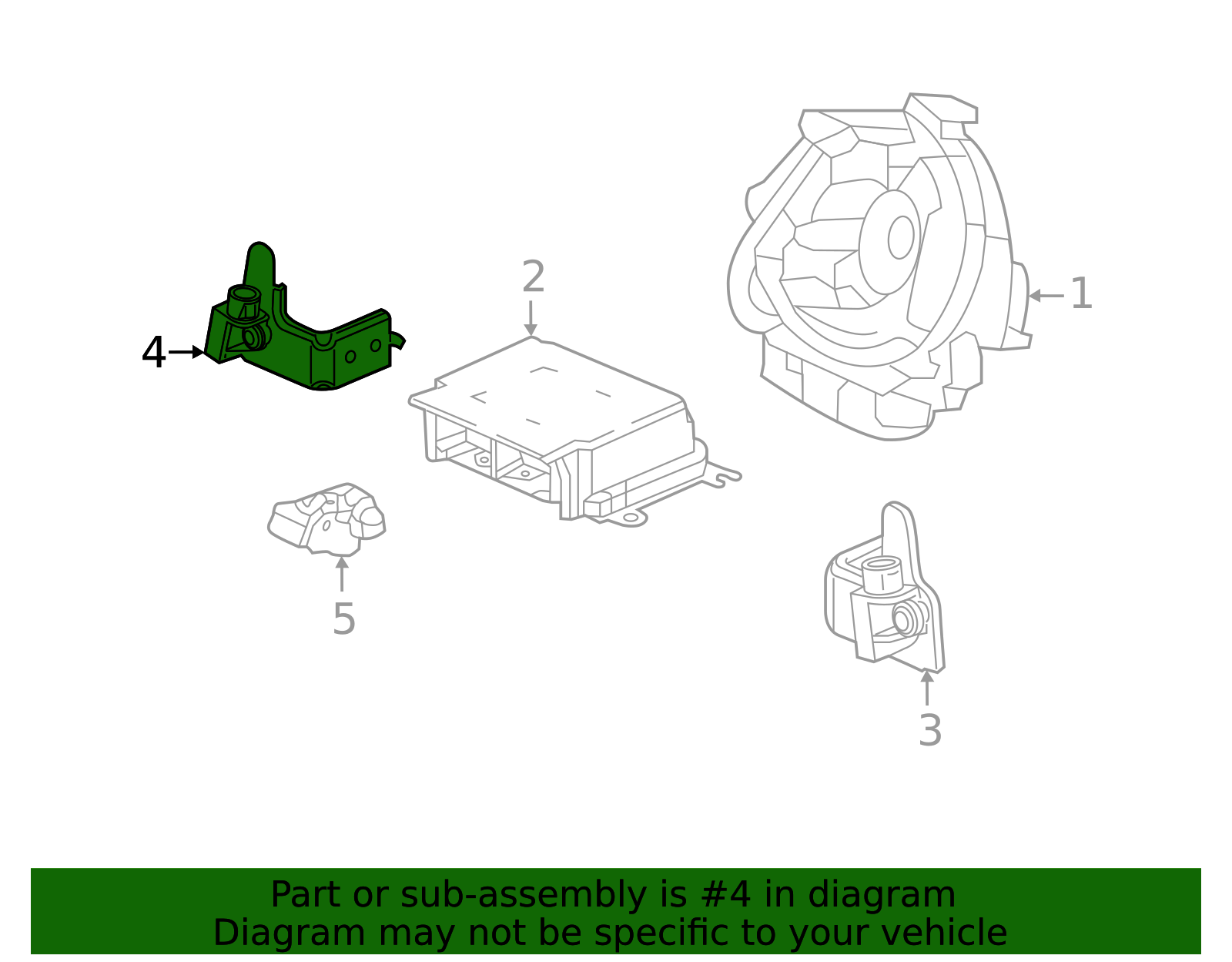 77930-TXM-B11 - 2019-2022 Honda Insight - Sensor Assembly Front Crash ...