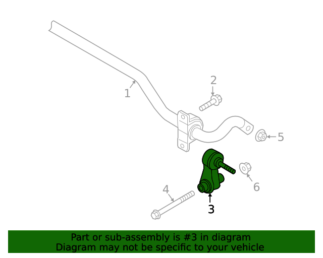 2015-2024 Audi Stabilizer Link 5Q0-505-465-A | Audi USA Parts