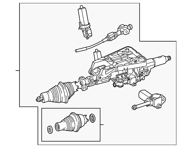 2014-2016 Mercedes-Benz Column Assembly 212-460-33-16 | MB OEM Parts