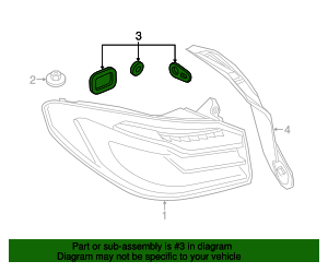 Genuine BMW 63-21-7-475-843 | Tail Lamp Gasket | FREE Shipping on Most ...