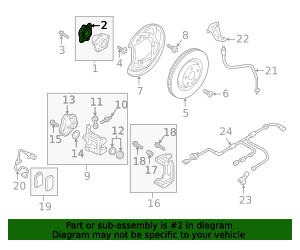 8W0-407-625-G - Wheel Bearing 2017-2024 Audi | AutoNationParts.com