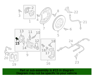 N-102-855-06 - Adjust Motor Screw 2008-2023 Audi | Audi OEM Parts