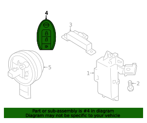 2020-2023 Nissan Keyless Entry Transmitter 285E3-6TA5B | Nissan Repair ...