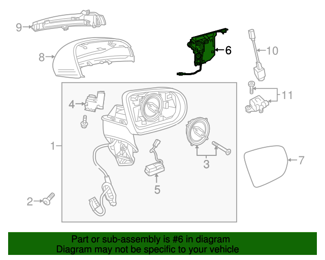 2017-2023 Mercedes-Benz Radio Antenna Mast 205-905-51-04 | MB OEM Parts