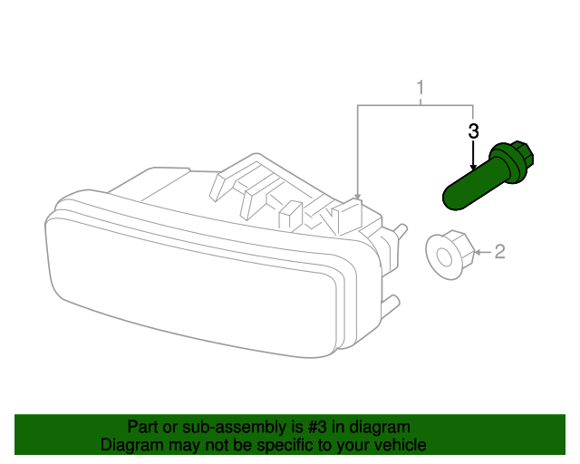 13590792 GM Front Fog Light Bulb | GM Parts Store