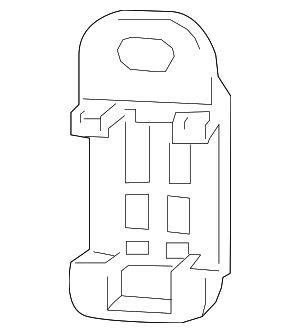 89348-33090 - Park Sensor Rear Clip - 2008-2015 Lexus | My L Parts