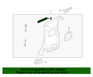 2002-2010 Lexus SC430 Inner Weather-Strip 68173-24012 | OEM Parts Online