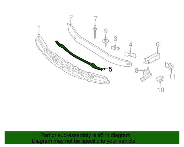 51647266325 - 2014-2021 BMW Lower Support (51-64-7-266-325) | BMW of ...