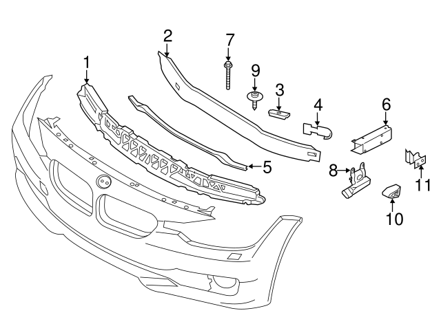 51-11-7-289-910 - Lower Bracket - 2014-2020 BMW | BMWPartsHub