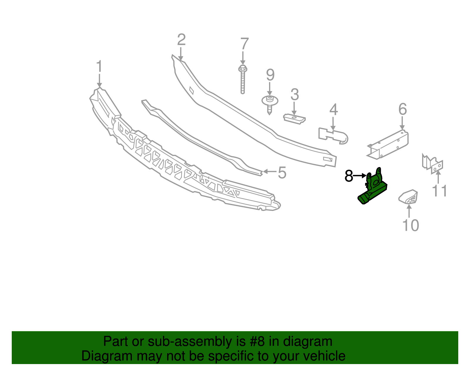 Genuine BMW 51-11-7-289-909 | Lower Bracket | FREE Shipping on Most ...