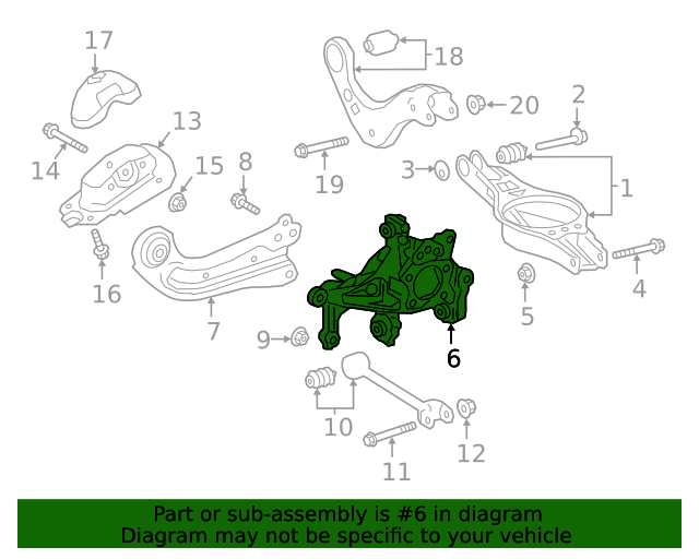 42305-06270 - Knuckle 2018-2021 Toyota | Longo Toyota Parts