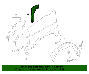 F2UZ-16C079-A - Fender Mount Bracket - 1992-2025 Ford | Lasco Auto Parts