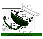 2016-2019 Mazda CX-9 Grille Assembly TK48-50-710G | RealMazdaParts.com