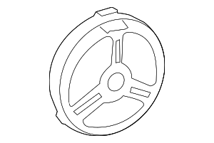 204-820-30-02 - Rear Dr Speaker 2010-2012 Mercedes-Benz GLK 350 ...