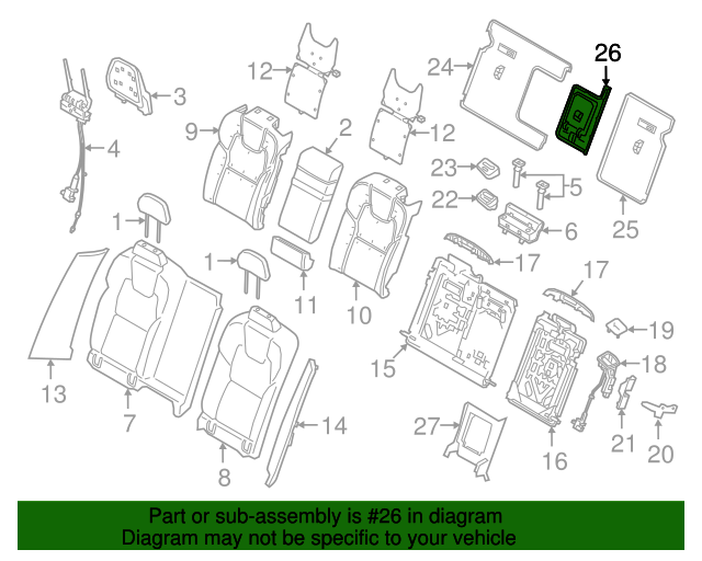 31498283 - Center Cover - 2017-2021 Volvo | Volvo OEM Parts Direct
