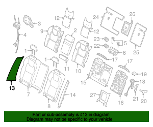 32206103 - Bolster - 2018-2020 Volvo XC60 | Volvo OEM Parts Direct