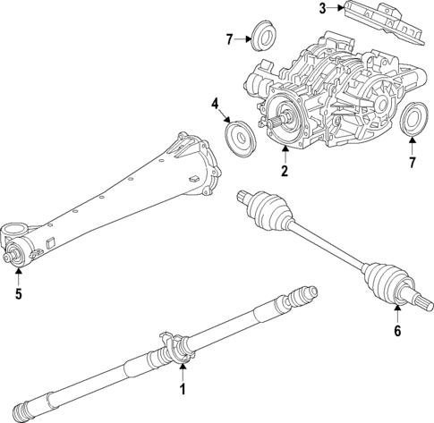 Rear Axle for 2022 Cadillac XT5 | GMPartsDirect.com