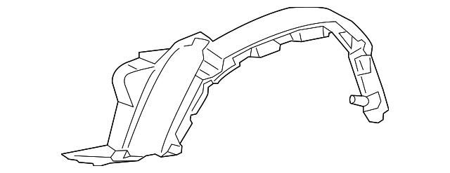 53876-04080 - Fender Liner 2016-2023 Toyota Tacoma | Longo Toyota Parts