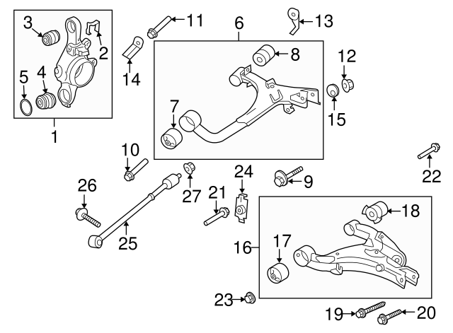 FC116216 - Lower Control Arm Bolt 2009-2016 Land Rover | Land Leaping ...