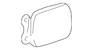 77350-33080 - Fuel Door - 2002-2006 Toyota Camry | Toyota Parts Delivered