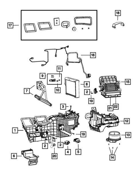 Air Conditioner and Heater Units for 2018 Ram 2500 | OEM Parts Online