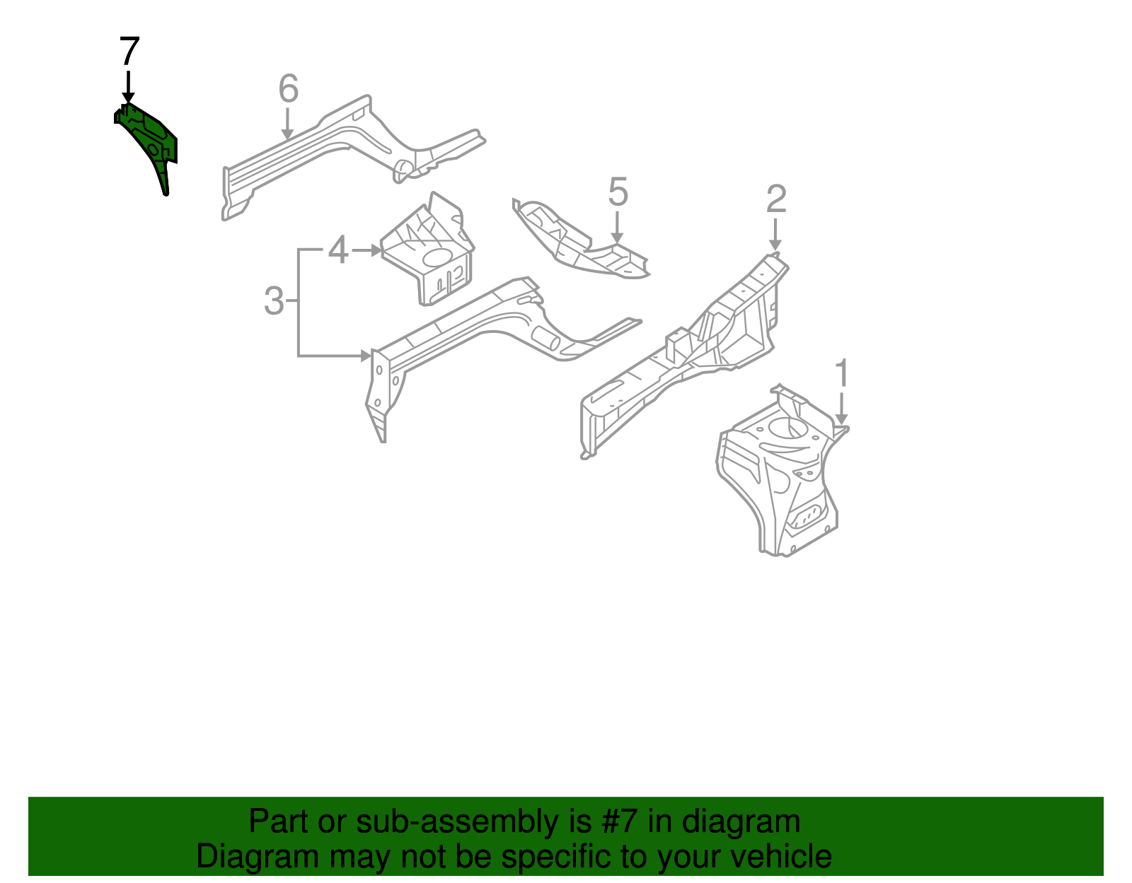 2008-2015 Nissan Connector Plate 64191-JG00A | Bill Kay Nissan Parts