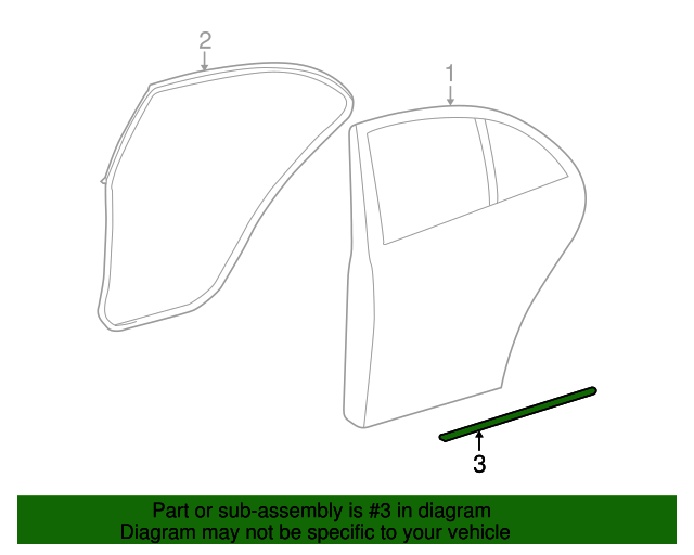 2010-2016 Mercedes-Benz Lower Seal 212-690-37-82 | MB OEM Parts