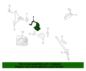 7T4Z-7843150-B - Lock Actuator 2007-2015 Ford | AutoNationParts.com