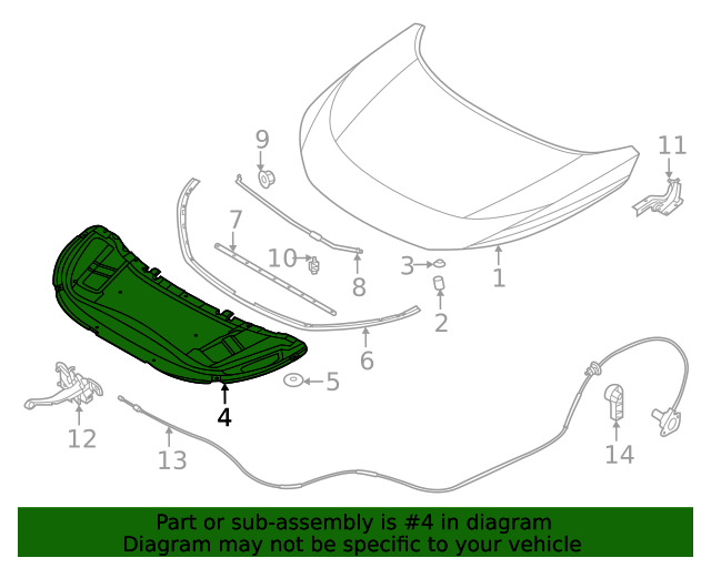 65840-6RR0A - Insulator 2021-2024 Nissan Rogue | Nissan Parts ...