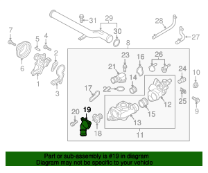 2011-2020 Kia OEM NEW 13-16 Kia Cadenza Sedona Sorento Fitting Coolant ...