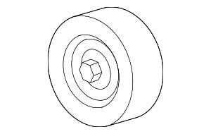 2010-2024 GM Drive Belt Idler Pulley 12695659 GM | GMPartsDirect.com