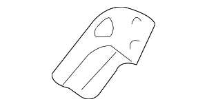 251-491-07-41 - Converter & Pipe Bracket 2006-2012 Mercedes-Benz R 350 ...