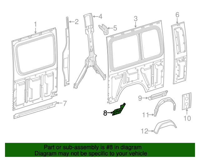 906-630-36-40 - Lower Reinforced 2010-2018 Mercedes-Benz | Mercedes ...