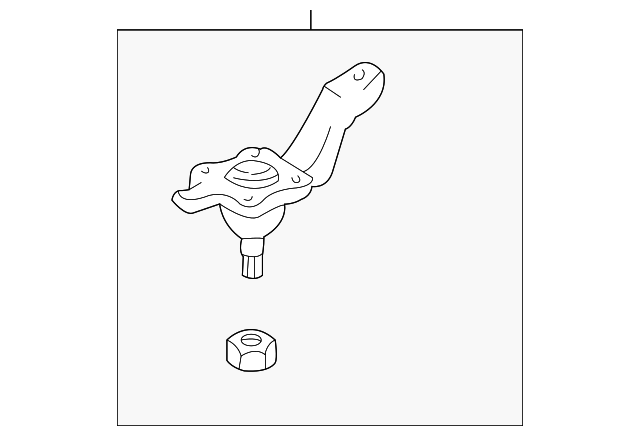 Genuine Toyota Suspension Ball Joint (Left, Front, Lower) part# 43340 ...