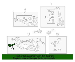 2000-2007 Toyota Alignment Camber Adjusting Eccentric (Front) 48409 ...