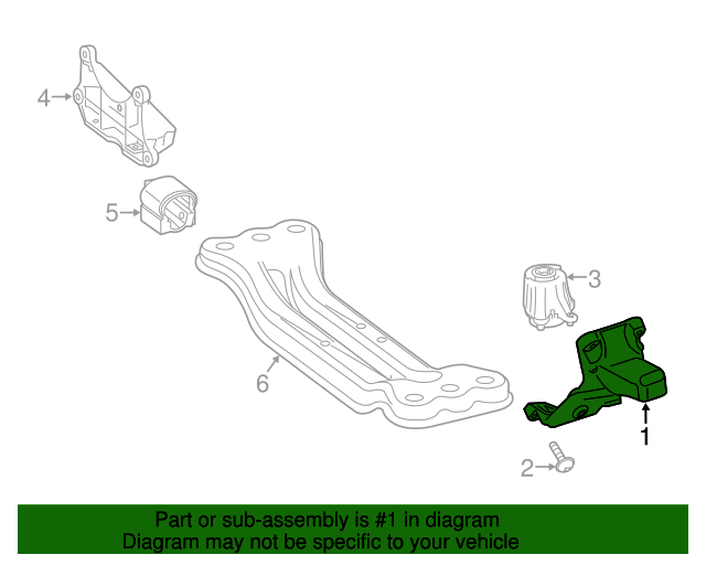 177-223-72-00 - Engine Bracket 2019-2021 Mercedes-Benz | Mercedes-Benz ...