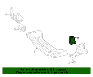 2052409400 - Engine Support 2015-2021 Mercedes-Benz | AutoNationParts.com